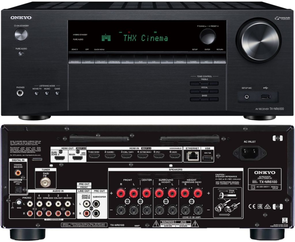 Onkyo TX-NR6100: a 7.2 csatornás Smart AV vevőerősítő - HaziMozi